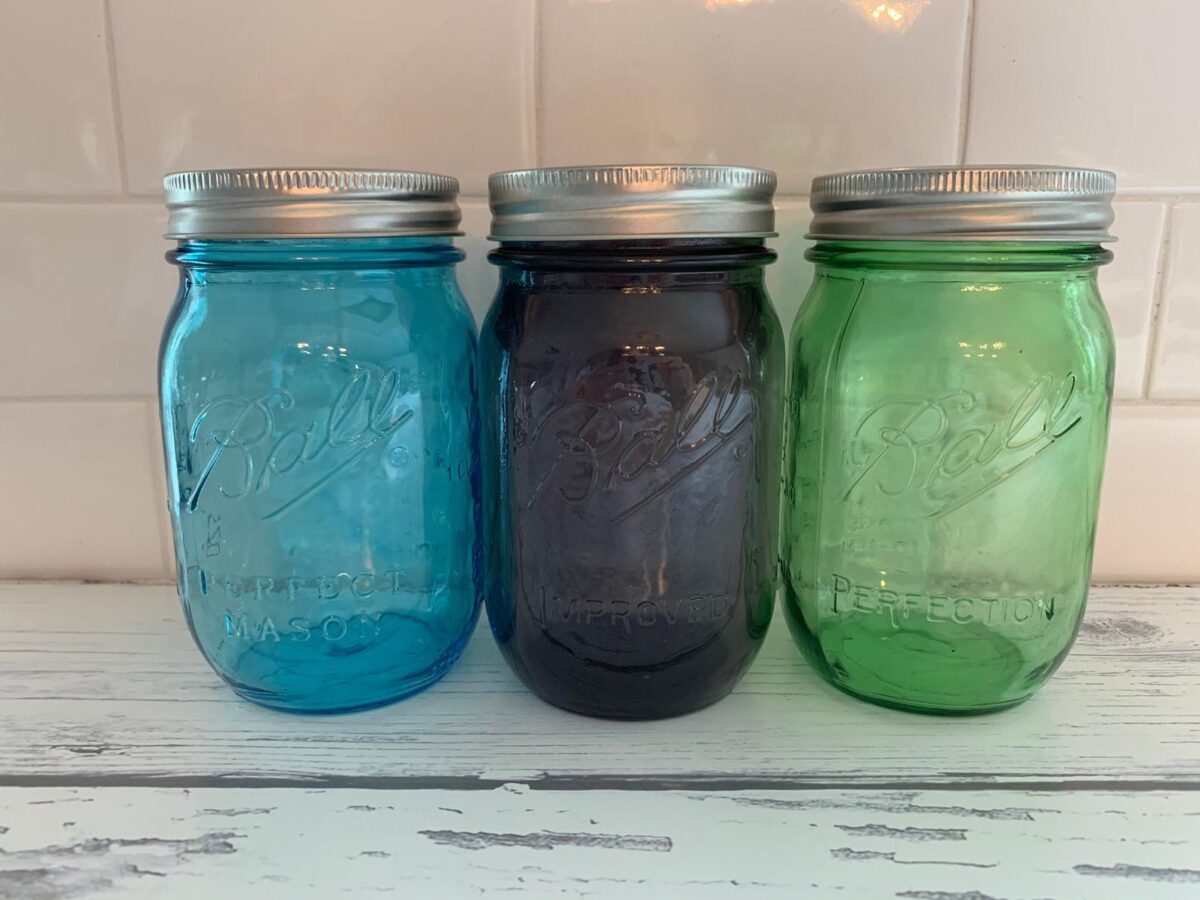 colored mason jars | Natural Alternative Specialist